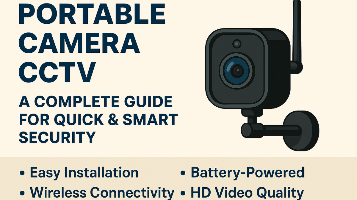 Portable Camera CCTV: A Complete Guide for Quick & Smart Security