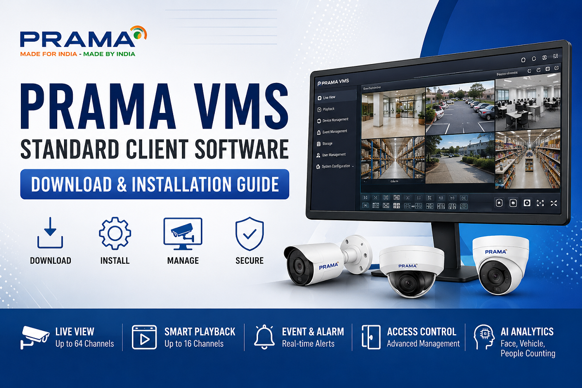 Prama VMS Standard Client Software Download & Installation Guide 2026