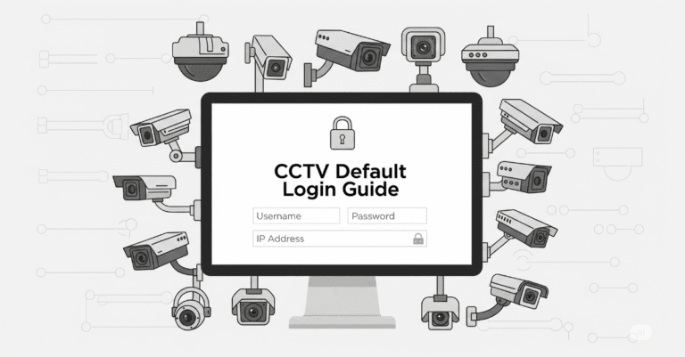 Default Login Details CCTV Brands